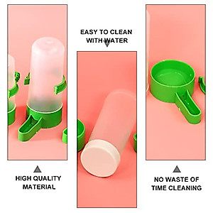 Parrot Cage Feeder 2 Pack Automatic Bird Feeder Bird Feeder Bird Water Bottle Dispenser Bird Water Bird Water Dispenser