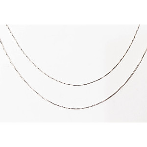 CRAFT WIRE 24 Inches 925 Sterling Silver 1.2mm Box Chain Necklace Made in ITALY