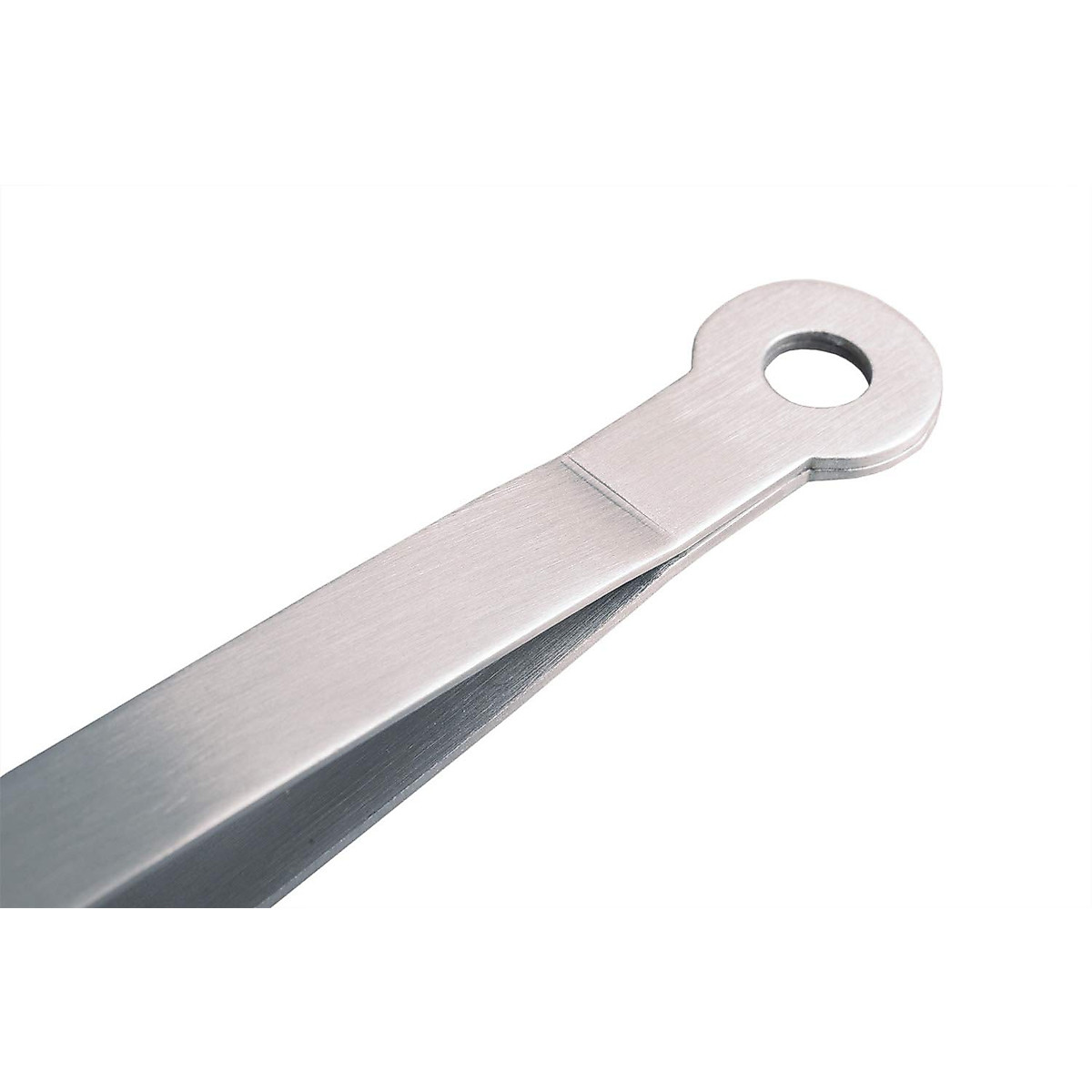 HINMAY Small Serving Tongs 6-Inch Stainless Steel Mini Appetizer Tongs, Set of 4 (Brushed)