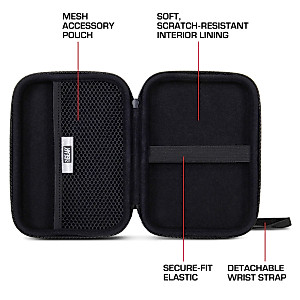 USA GEAR Multimeter Case with Hard Shell Exterior and Wrist Strap - Compatible with Innova 3320 Digital Multimeter, Crenova MS8233D, Klein Tools Multi Meter, and AstroAI Multimeter 2000 - Southwest