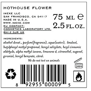 Ineke Hothouse Flower 75ml / 2.5 oz eau de parfum/perfume