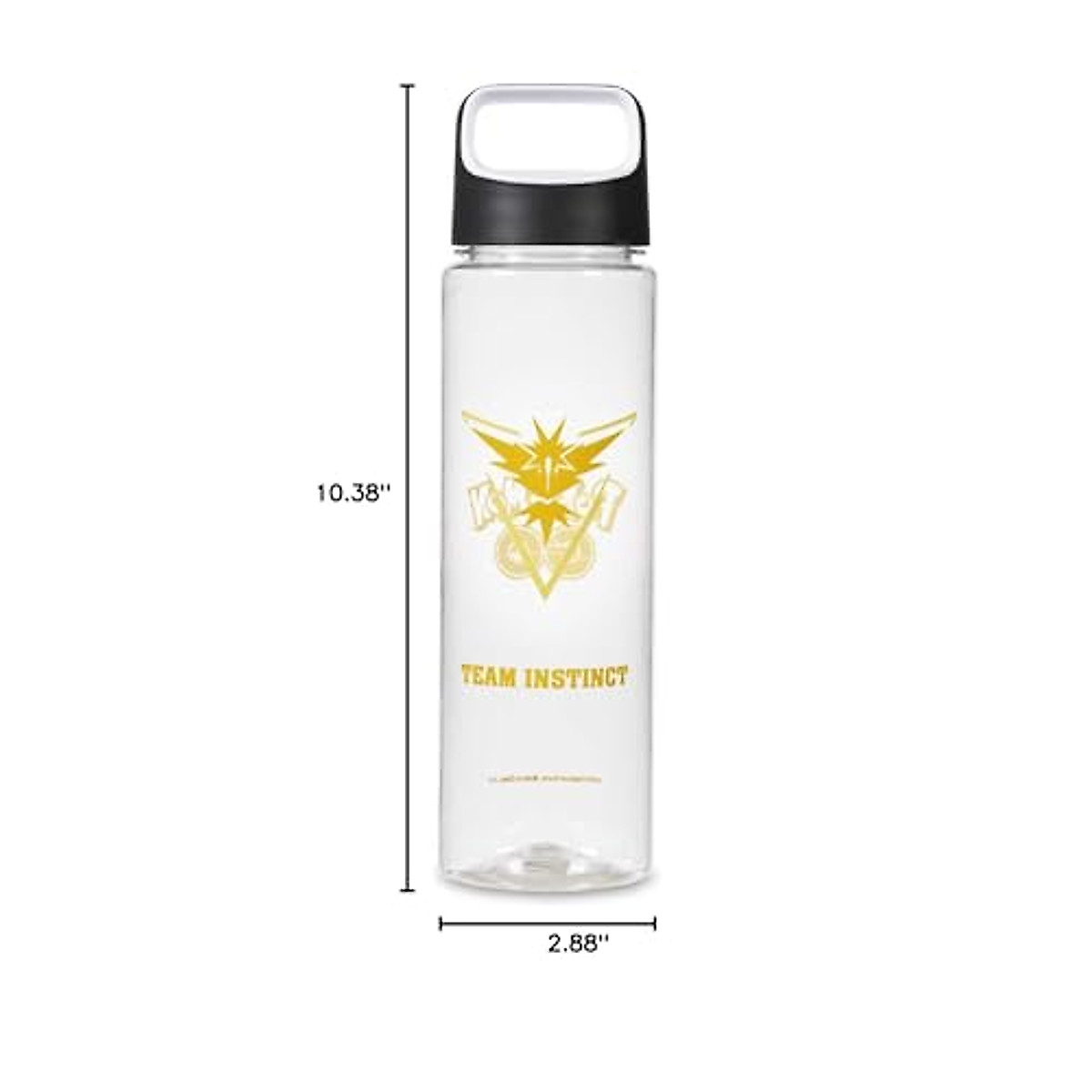 Pokémon Center: Pokémon Go Team Instinct Water Bottle, 27 oz