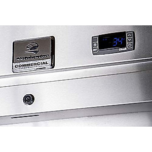 Kelvinator KCHRI27R1DRE 26 3/4" One Section Reach in Refrigerator, Silver