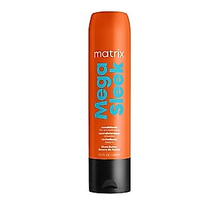 Matrix Mega Sleek Conditioner | Smoothing, Anti-Frizz, Detangling | For Dry, Damaged & Frizzy Hair | Salon Professional Conditioner | With Shea Butter | 10.1 Fl. Oz. | Vegan