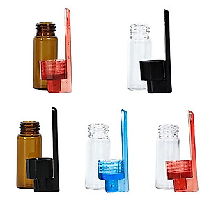 5 Pack Portable Plastic Storage Bottle for Outdoor Camping Travel