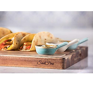 PREMIUM ACACIA Cutting Board & Professional Heavy Duty Butcher Block w/Juice Groove - Extra Large (17"x13"x1.4") Organic, End Grain Chopping Block. Ideal Serving Tray for Meat & Cheese