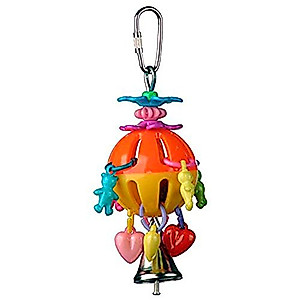 Super Bird Creations SB1086 Having a Ball Bird Toy, Small/Medium Bird Size, 6" x 2" x 2"