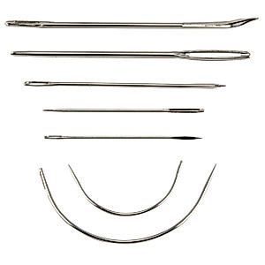 SINGER 51026 ProSeries Heavy Duty Household Hand Needles with Storage Pouch and Needle Puller , Teal