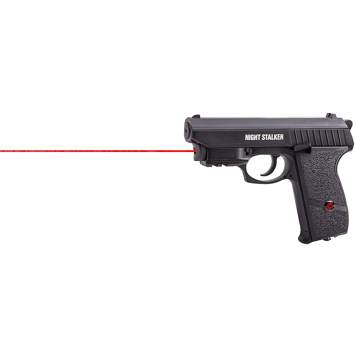 Crosman PFM520 Night Stalker CO2-Powered Air Pistol With Red Laser Sight (Class II <1 mW)