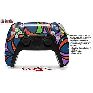 WraptorSkinz Skin Wrap compatible with Sony PS5 DualSense Controller Crazy Dots 02 (CONTROLLER NOT INCLUDED)