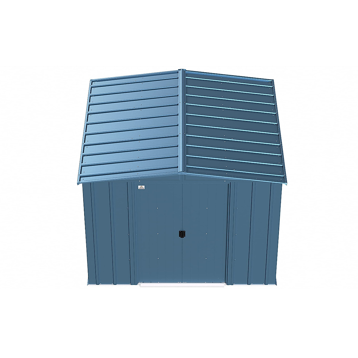 Arrow Classic Steel Storage Shed, 8x8, Blue Grey