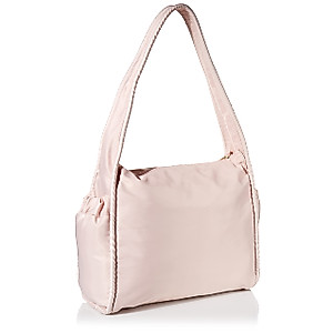 Anne Klein Soft Nylon Shoulder Hobo, Pink
