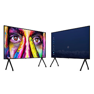 GTUOXIES 98 Inch 4K Movable Digital Signage TV Wide Screen, Home, Commercial with Built-in Speakers, Earphone, AV, Coaxial, Android, Full Array LED