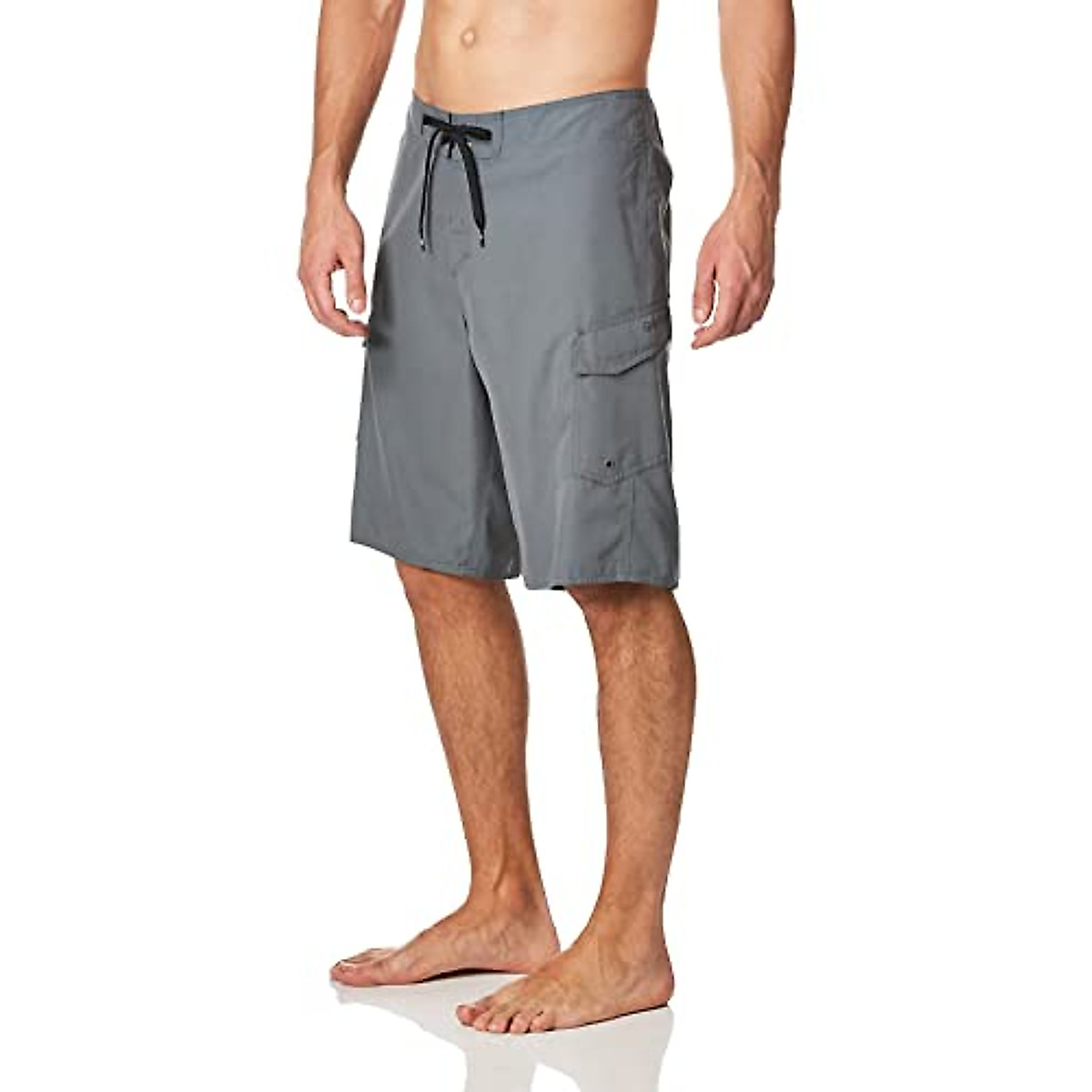 Quiksilver mens Manic 22 Inch Length Cargo Pocket Boardshort Swim Trunks, Iron Gate, 38 US