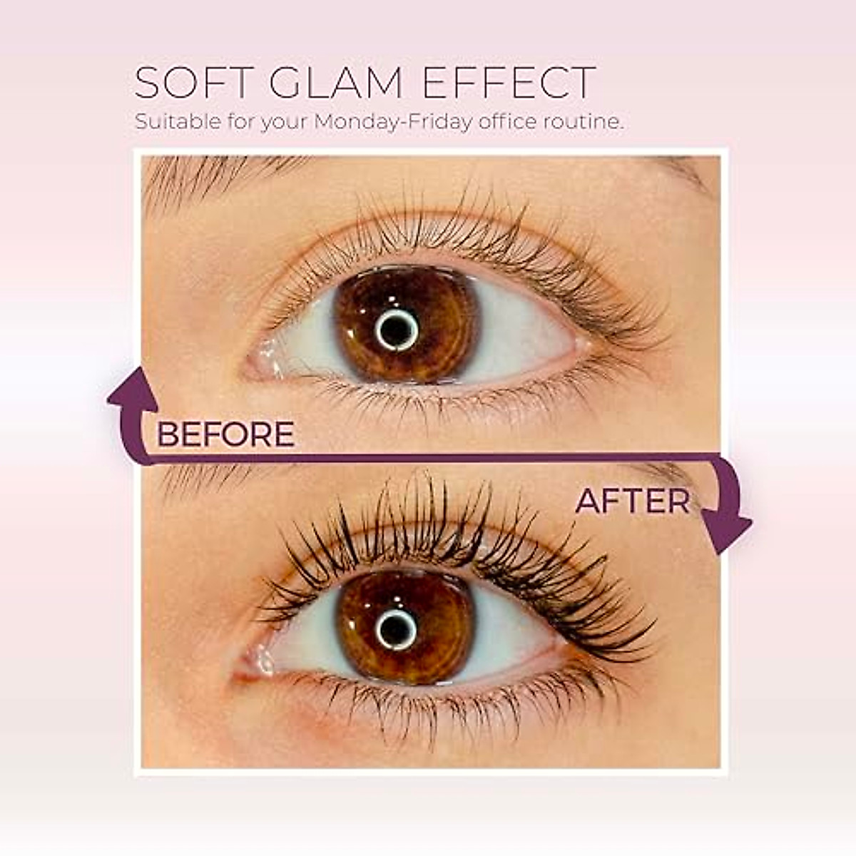 Blinc Amplified Tubing Mascara, Ultra-Longwearing Washable Mascara, Soft-Glam Volumizing, Lengthening and Defining Mascara, Gluten-Free and Cruelty-Free, Dark Brown, 9mL / 0.30 Fl. OZ