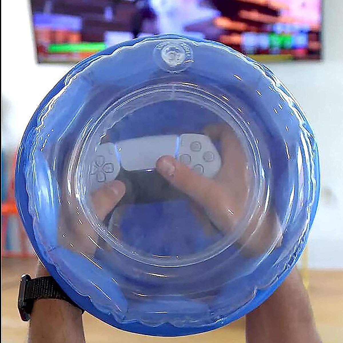 Nywaba Rage Quit Protector - 360 degree Inflatable Contraption Protects for Games Controllers, Protector Your Gaming Controllers with This Inflatable Device, Effectively Protect Controlle (red)