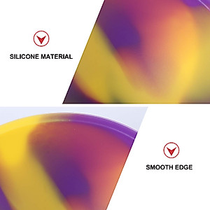 Cabilock 5pcs Rice Bowls Silicone Bowls Storage Bowls Seasoning Bowl Small Silicone Bowls (Mixed Pattern)