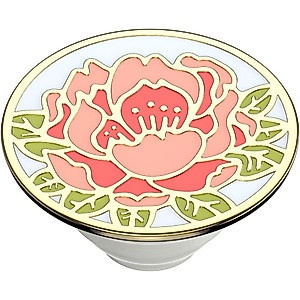 PopSockets ​​​​ Phone Grip with Expanding Kickstand, for Phone - Enamel Blooming Peony