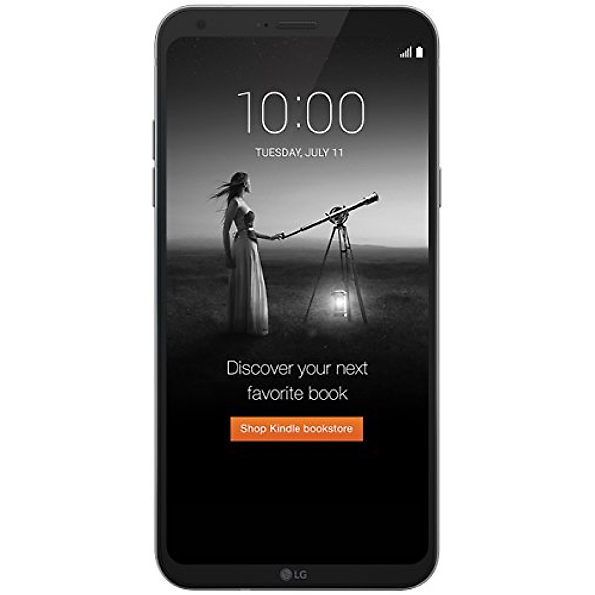 LG Q6-32 GB - Unlocked (AT&T/T-Mobile) - Platinum - Prime Exclusive - with Lockscreen Offers & Ads