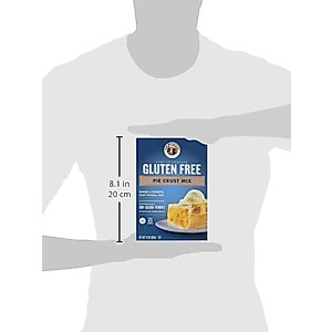 King Arthur Flour Gluten Free Pie Crust Mix, Packaging May Vary, 14 Oz