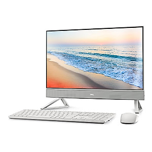 Dell Inspiron 5410 Business All-in-One Desktop Computer PC[Windows 11 Pro], 23.8" 24 FHD Touchscreen, 12th Gen Intel 10-Core i5-1235U, 8GB RAM, 512GB SSD, WiFi, BT 5.2, Pop-up Camera, HDMI, RJ-45