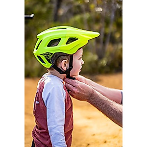 Fox Racing Youth Mainframe Mountain Bike Helmet, Black/Black