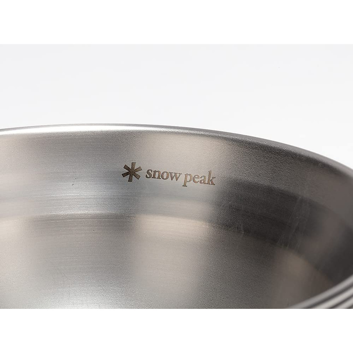 Snow Peak Tableware Bowl Small, TW-030, Stainless Steel, Lightweight for Camping Everyday Use, Made in Japan, Lifetime Product Guarantee,Medium