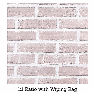 Giani Brick Transformations Whitewash Paint for Brick and Fireplaces- 16 oz Pint