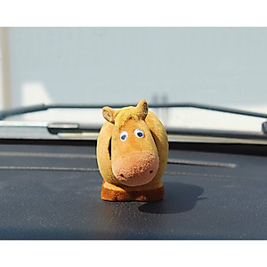 Batty Bargains Cartoony Bobblehead Horse with Auto Dashboard Adhesive
