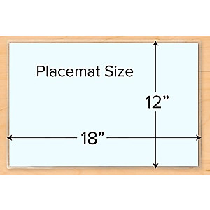 Vehicle Alphabet Personalized Placemat, by Art Appeel, 18" x 12" Inches, Laminated