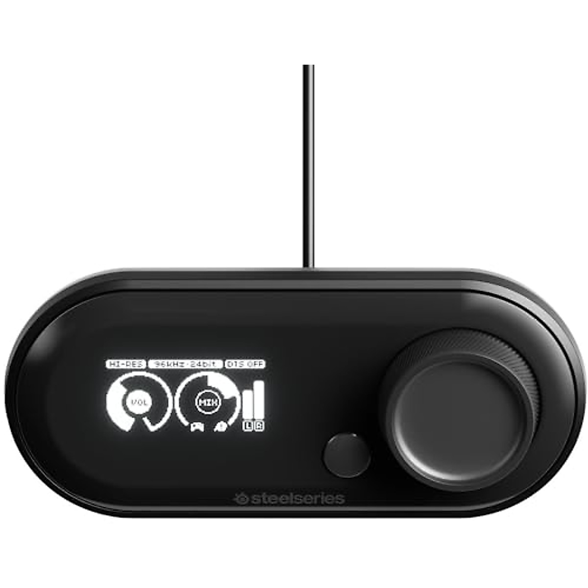 SteelSeries Arctis Pro + GameDAC Wired Gaming Headset - Certified Hi-Res Audio - Dedicated DAC and Amp - for PS5/PS4 and PC - White