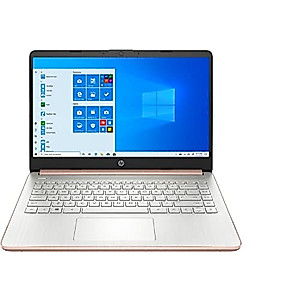 2022 HP Stream 14in HD Display, Intel Celeron N4020 Dual-Core Processor, 4GB DDR4 Memory, 128GB storage (64GB eMMC+ 64GB card), WiFi, Webcam, Bluetooth,HDMI,1-Year Microsoft 365, Rose Gold|NoCo Bundle