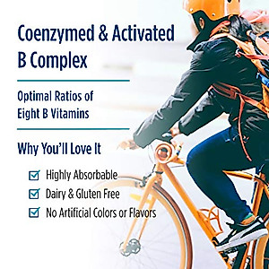 Nordic Naturals Vitamin B Complex - 45 Capsules - Thiamine, Riboflavin, Niacin, Vitamin B6 & B12, Folate, Biotin, Pantothenic Acid - Heart & Brain Health, Energy, Metabolism - Non-GMO - 45 Servings