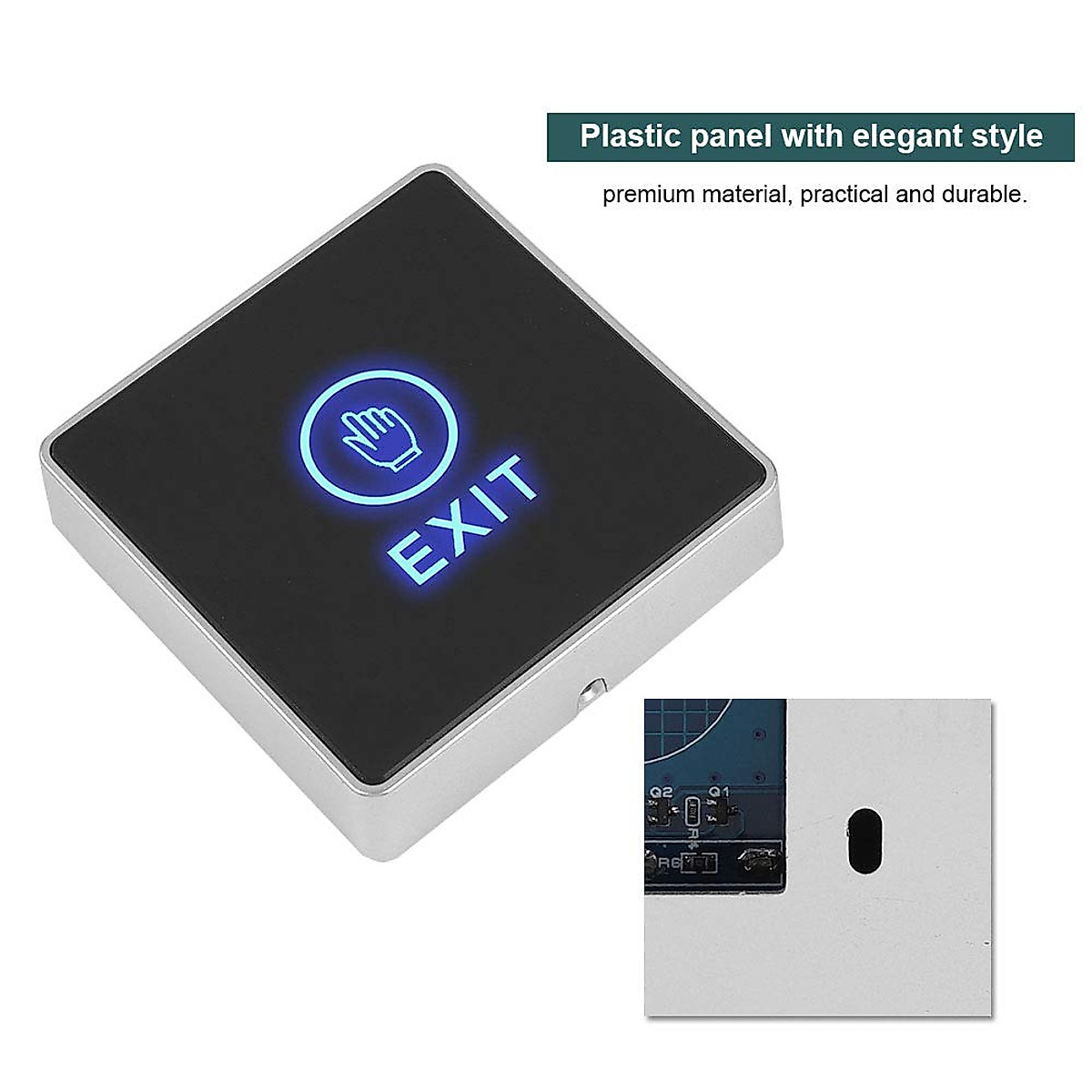 Sonew DC12V NC NO Door Exit Release Button Switch Panel LED Light for Door Access Control System