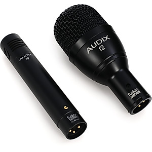 Audix FP7 Fusion Series 7-piece Drum Mic Kit for Kick, Snare, Toms, and Overheads with Travel Case - Black