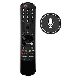 Beyution MR22GA Voice Remote Control Fit for 2022 LG TVs AN-MR22GA AKB76039902 86QNED85AQA 86QNED85UQA 86QNED90UQA 86QNED99UQA 86UQ7070ZUD 86UQ7590PUD 86UQ7590ZUD 86UQ8000AUB 86UQ9000PUD OLED42C2AUA