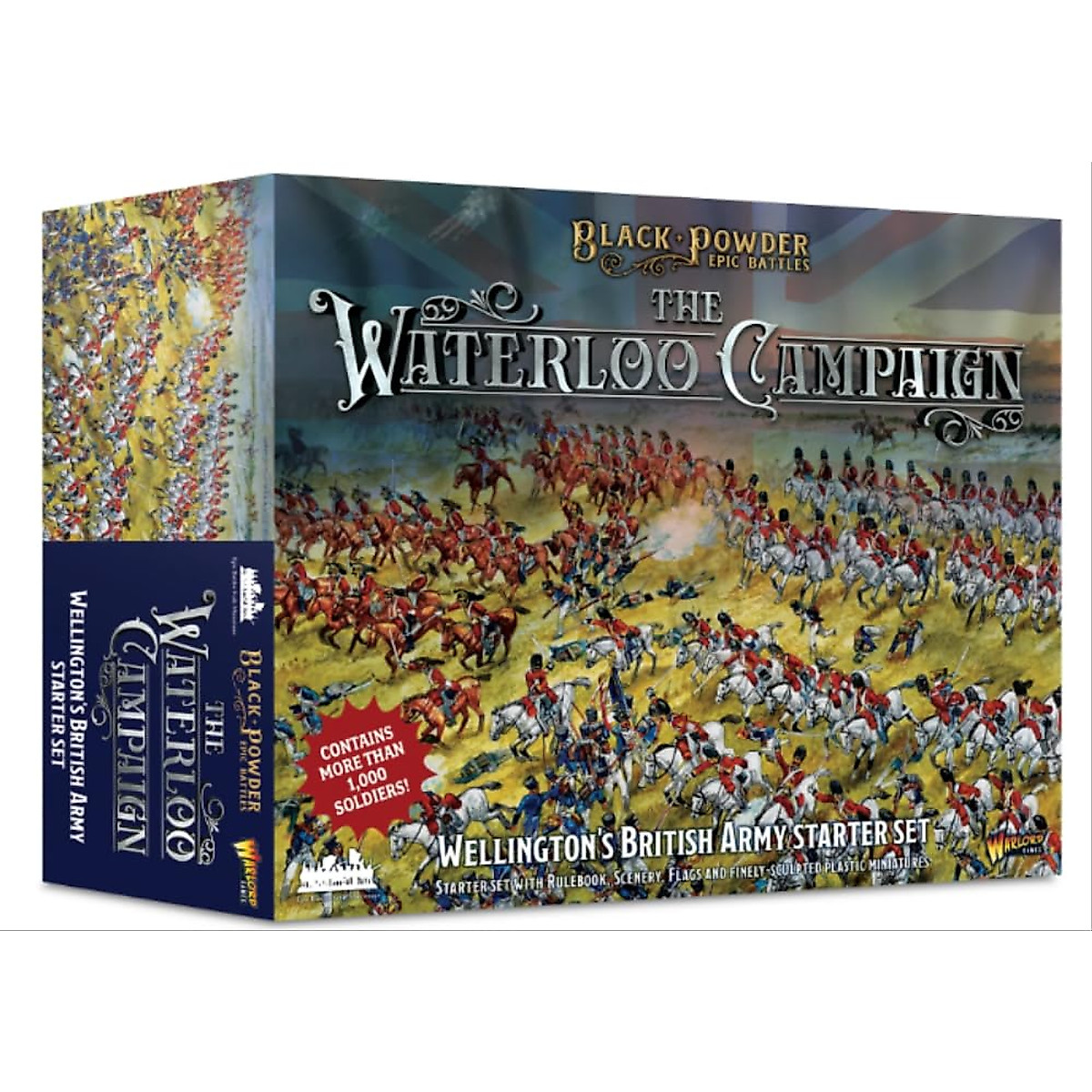 Warlord Black Powder Epic Battles Waterloo: Wellington's British Army War Game - Role Playing Strategy Board Games for Adults, Table Top 19th Century Strategic Wargaming - Tabletop Military History