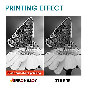 INKONSJOY Remanufactured 67XL Ink Cartridges Black/Color Combo Pack -67 Ink Cartridge for DeskJet 2700 2725 2752 2755 2732 Plus 4100 4152 4155 4140 Envy 6000 6055 6052 Pro 6400 452 6455 Replacement