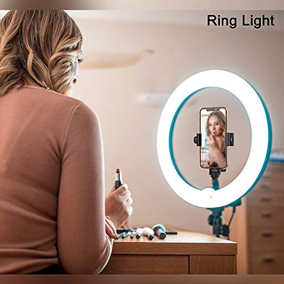 Universal Phone Tripod Mount Adapter with Ｗireless Camera Remote, Cell Phone Holder with Adjustable Clamp for Selfie Stick Monopod Compatible with iPhone, Samsung and so on, Wrist Strap Included