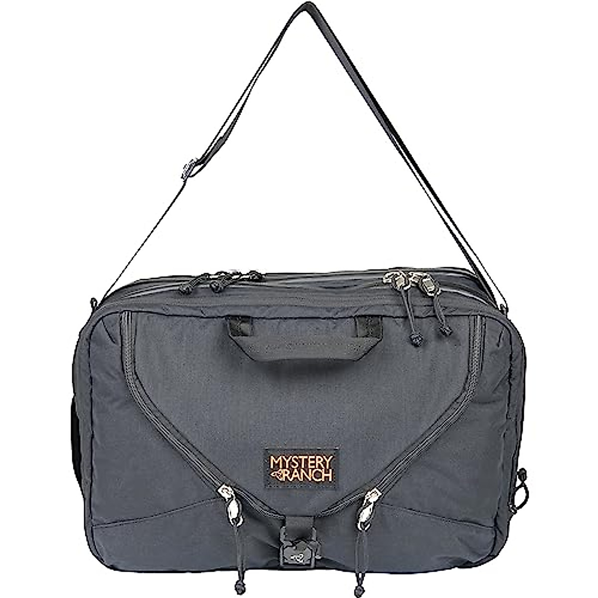 Mystery Ranch 3 Way Briefcase - Carry as Tote, Backpack and Shoulder Bag, Black, 18L