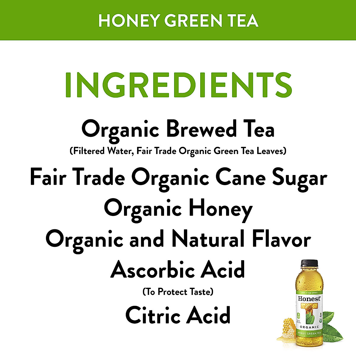 Honest Tea Variety Pack (Honey Green, Peach Oolong, Half & Half), 16.9 Fl Ounce Bottles (12 Pack), Variety Pack, 16.9 Fl Ounce