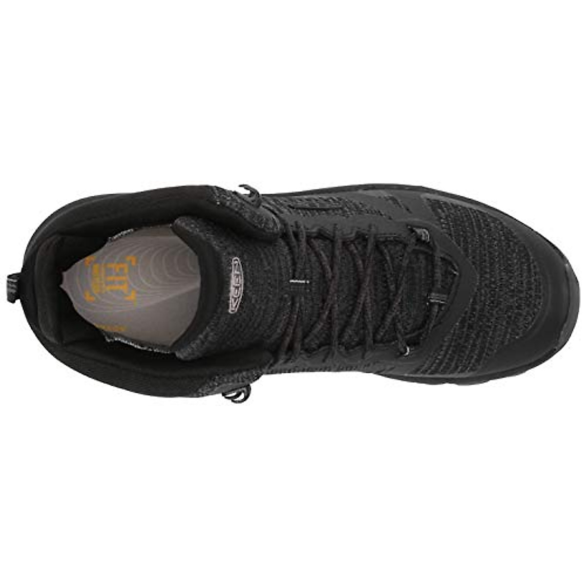 KEEN Womens Terradora 2 Waterproof Mid Height Hiking Boot, Black/Magnet, 8.5 US