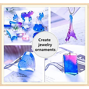 15 Bottles Slime Pigment, Mica Powder for Soap Making, Resin Color Pigment, Mica Powder for Candle Making, Epoxy Resin, Lip Gloss, Natural Powder Pigment for Slime