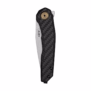 Zero Tolerance 0545, 3.2 inch Premium CPM MagnaCut Steel Blade, Carbon Fiber Handle, Pocketclip, Made in The USA,