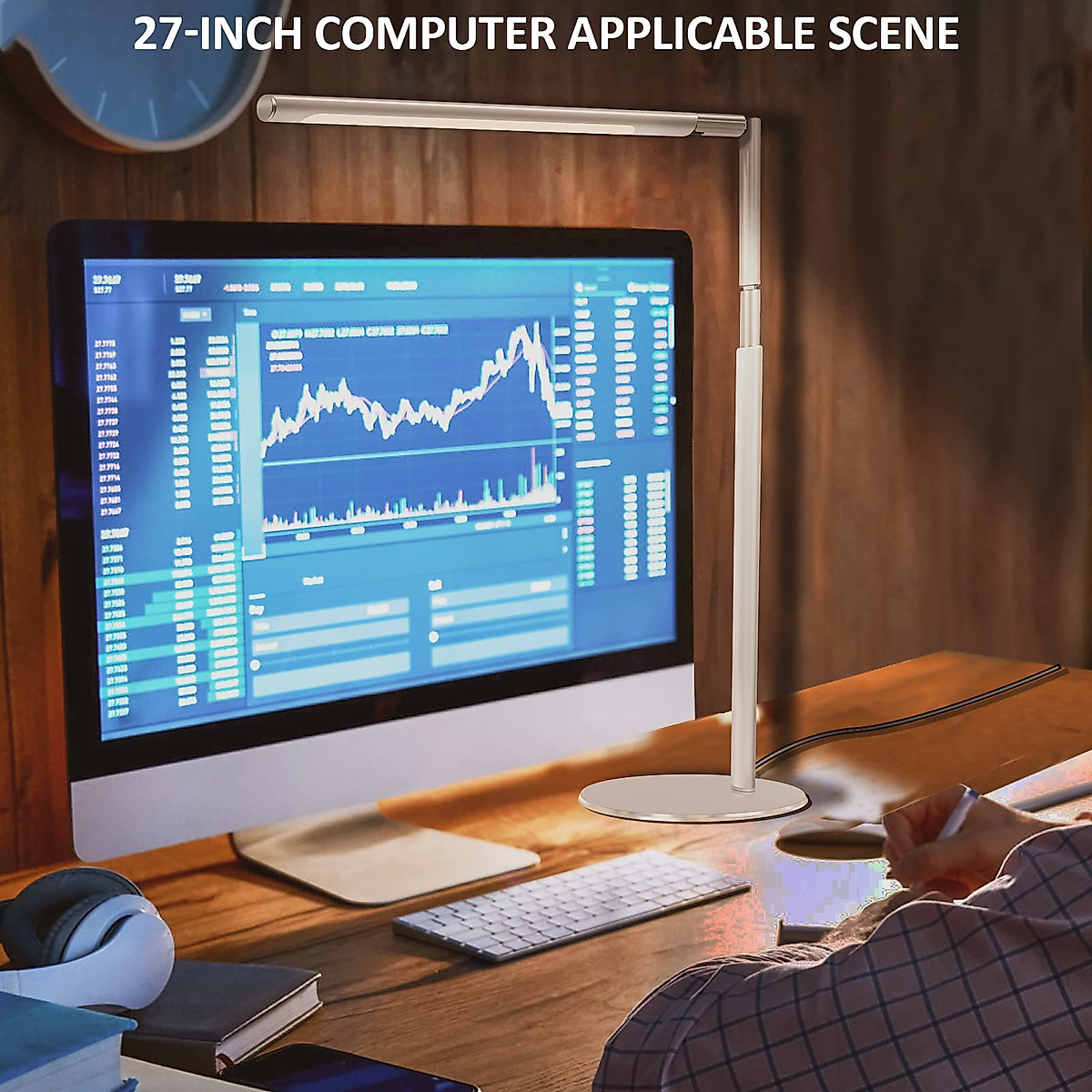 Desk Lamps for Home Office,Computer Screen Light, Computer Monitor Lamp, Screen Monitor Light for Eye Caring, e-Reading LED Task Lamp, Suitable for 24-32 inch Monitors