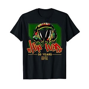 HIP HOP 50 Years 50th Anniversary Graffiti 1973-2023 Rap T-Shirt