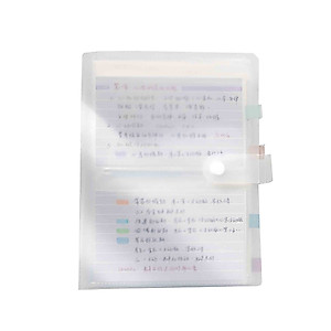 YOAVIP 3x5 Index Cards Clear Plastic Holder Organizer Pouches Book Binder 40 Page Hold 160 Cards