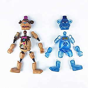 MOV Lightening Toy Security Breach Series Foxy Bonnie Fazbear PVC Action Figures Models Dolls Birthday Gift Toys for Kids (d)