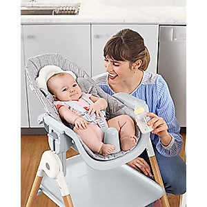Skip Hop 2 in 1 High Chair, Convertible Sit-to-Step