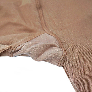 DANCEYOU Slight Shimmery Footed Tights Girls and Women Size Sparkly Skin Tone for Costume, Dance and Daily Dressing, Toast LA